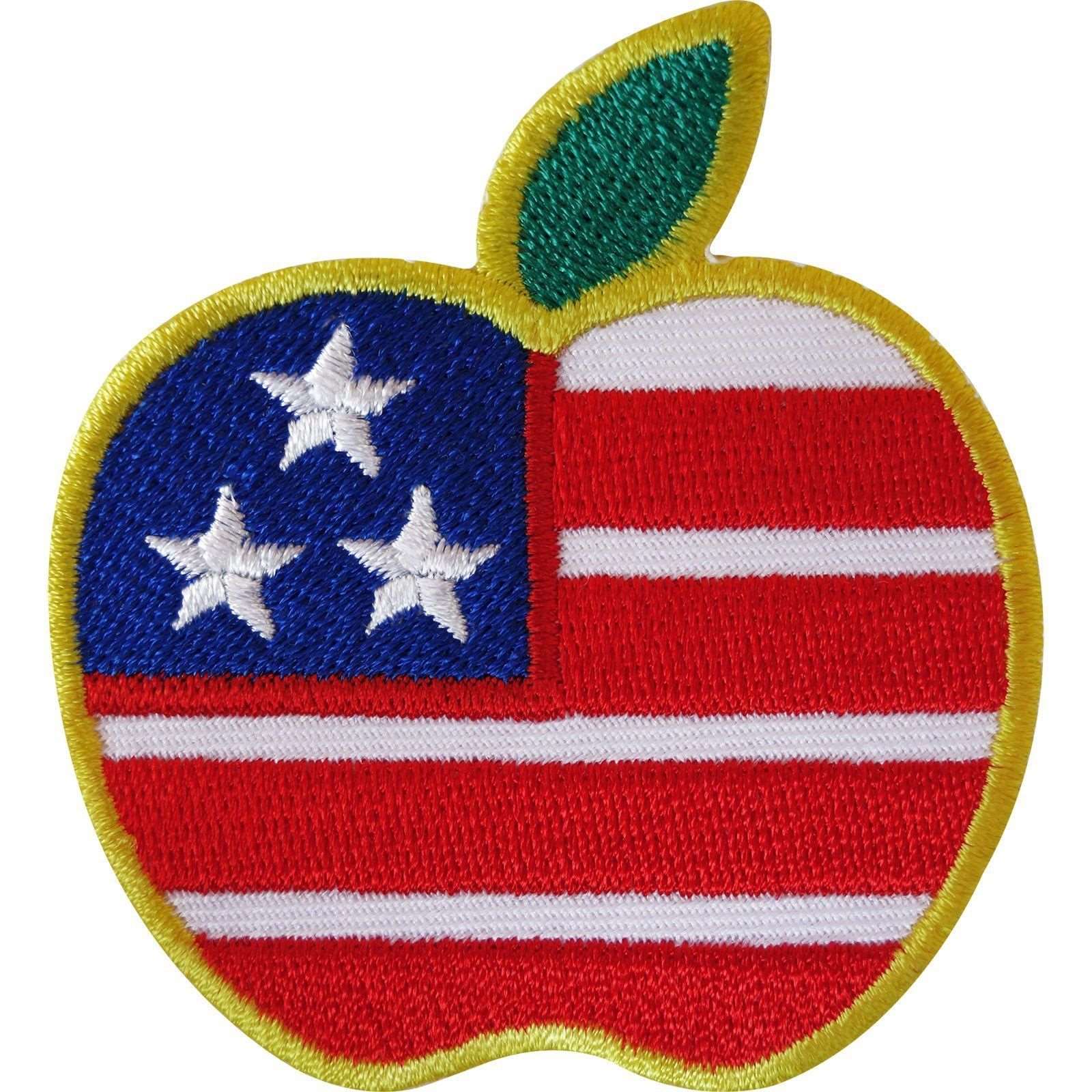 Big Apple Iron On Clothes Patch Embroidered Sew On Badge New York City