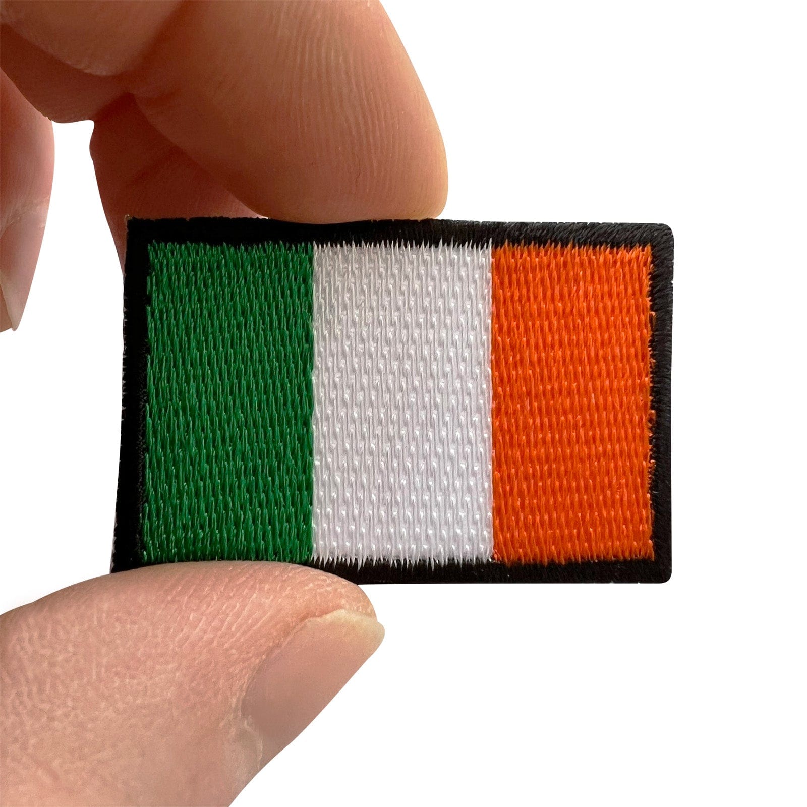 Mini Ireland Flag Patch Iron On Sew On Clothes Bag Small Irish Embroid