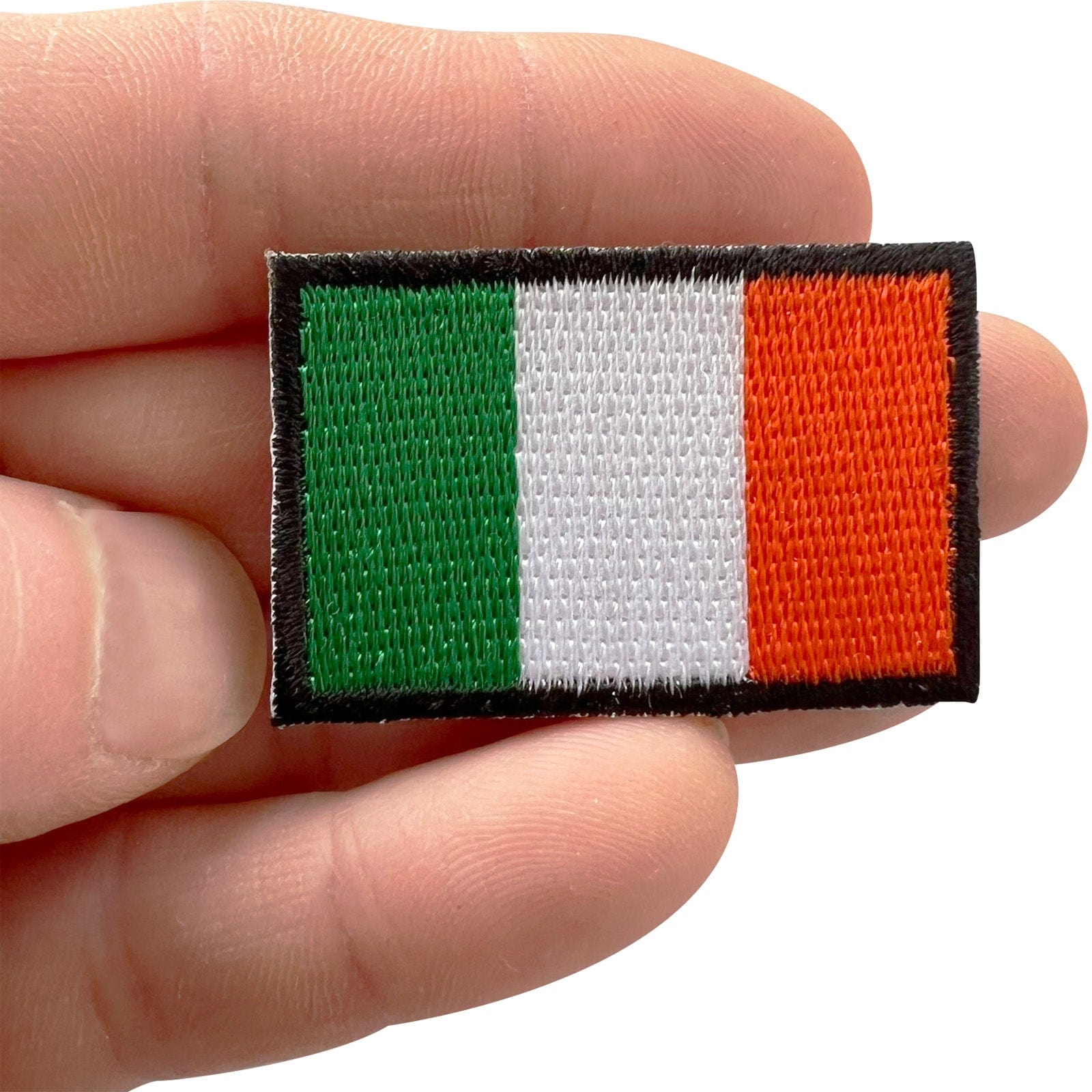 Mini Ireland Flag Patch Iron On Sew On Clothes Bag Small Irish Embroid