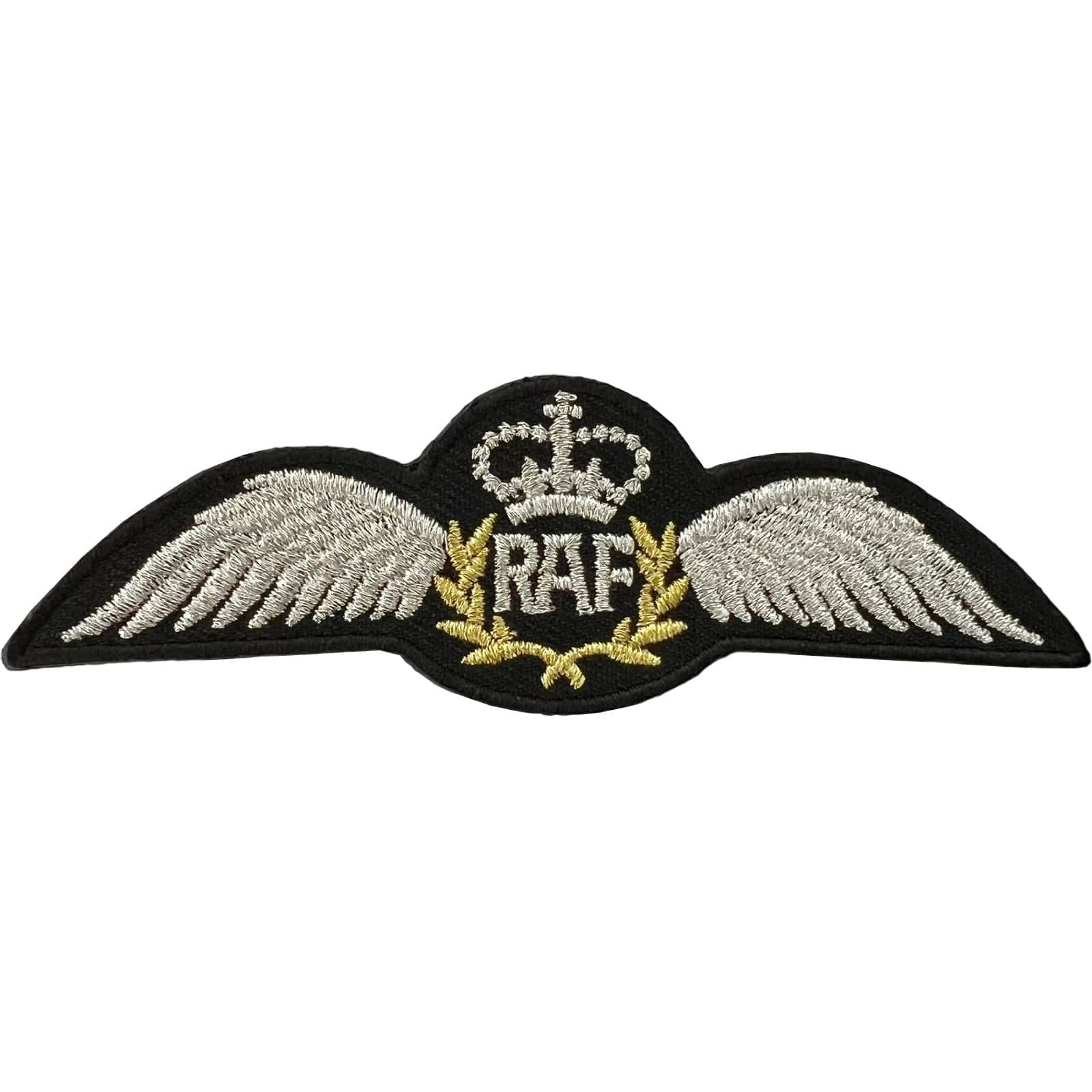 RAF Pilot Wings Patch Iron Sew On Royal Air Force Uniform Embroidered