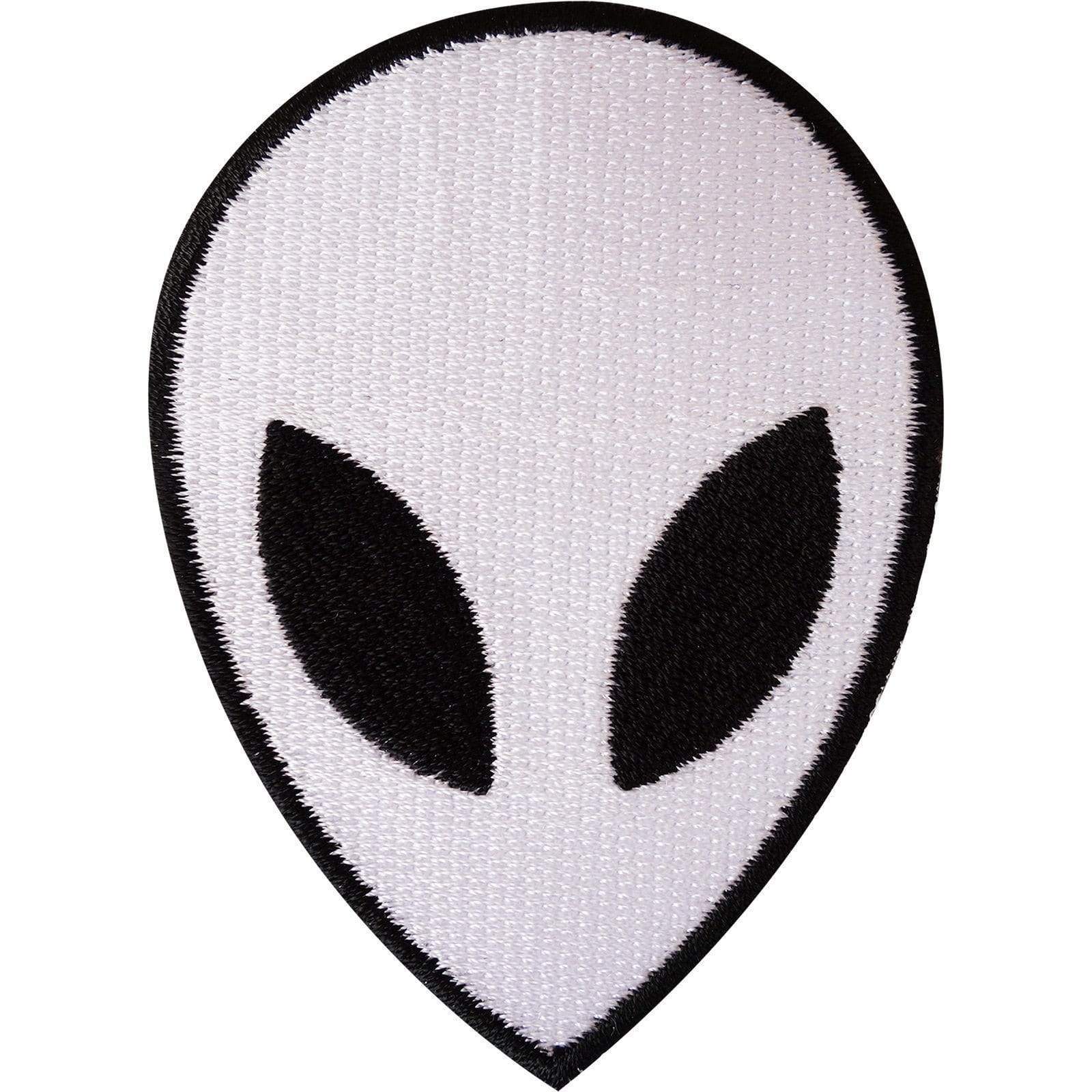 Alien Iron On Patch / Sew On Clothes Bag Jacket NASA Space UFO Embroid