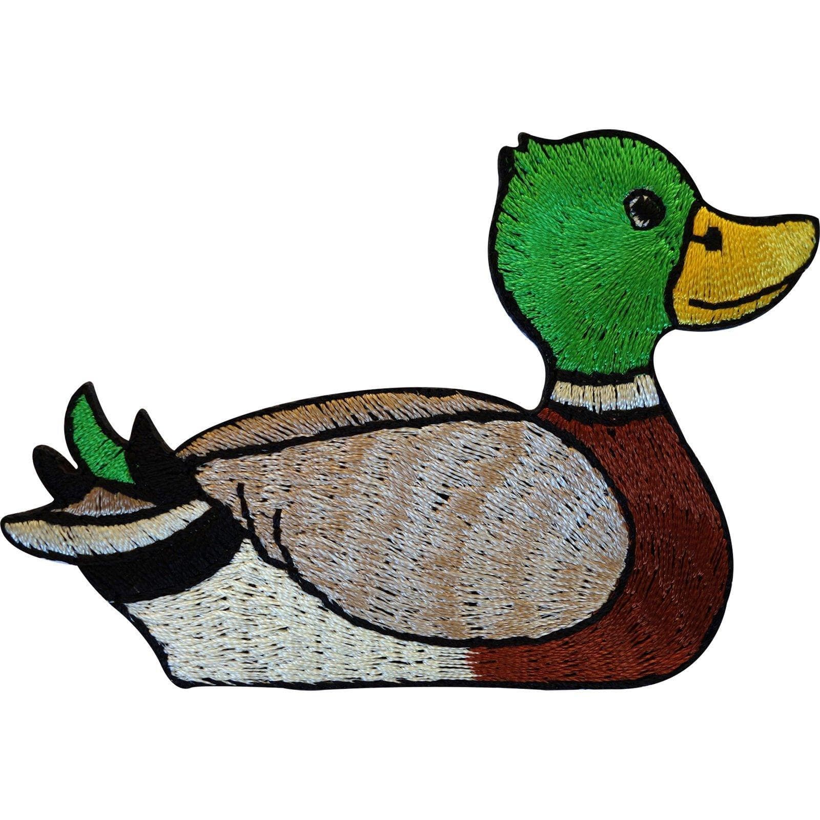 Embroidered Duck Iron On Patch Sew On Badge Animal Embroidery Clothes