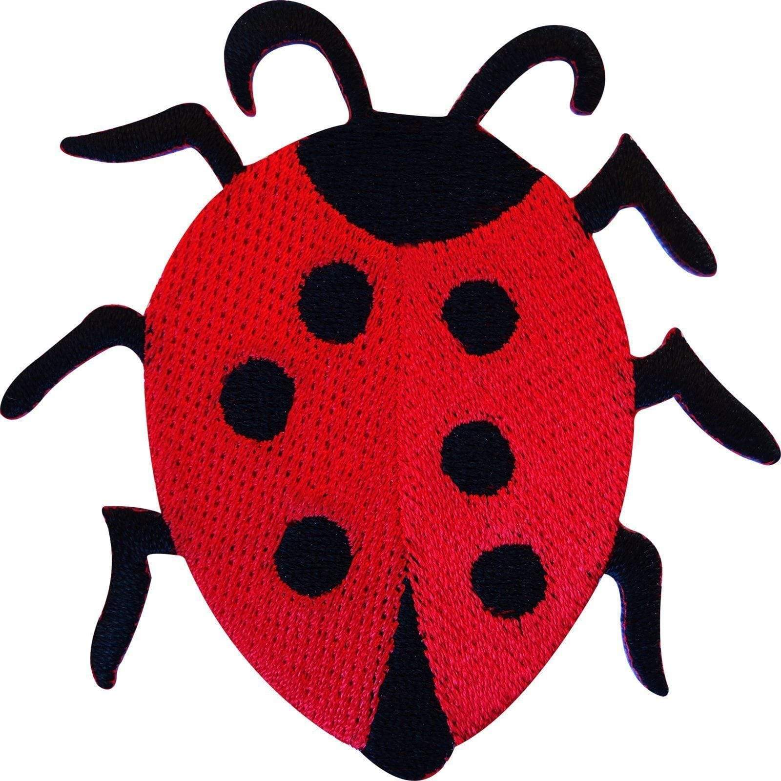 Embroidered Iron On Ladybird Patch Sew On Ladybug Badge Embroidery Cra