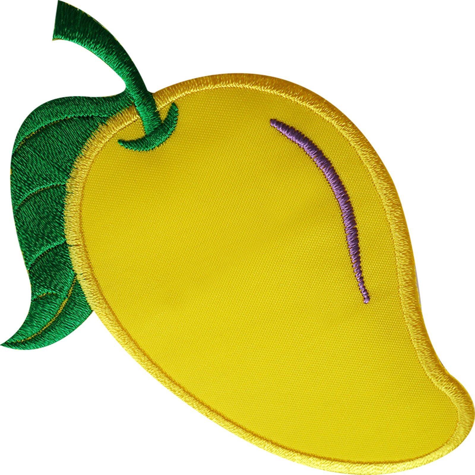 Mango Patch Embroidered Iron Sew On Cloth Fruit Badge Embroidery Craft