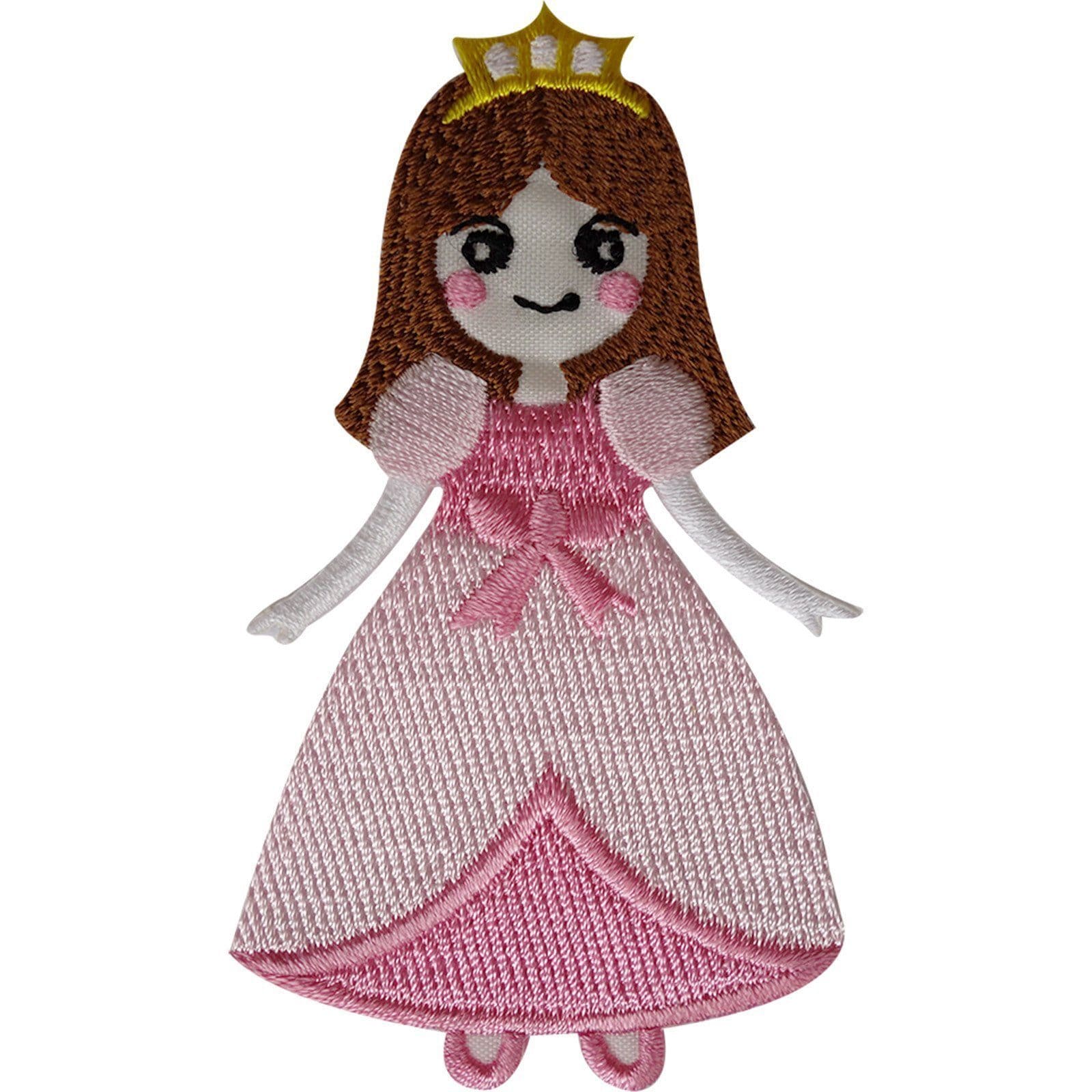 Princess Patch Embroidered Badge Iron Sew On T Shirt Jeans Jacket Bag