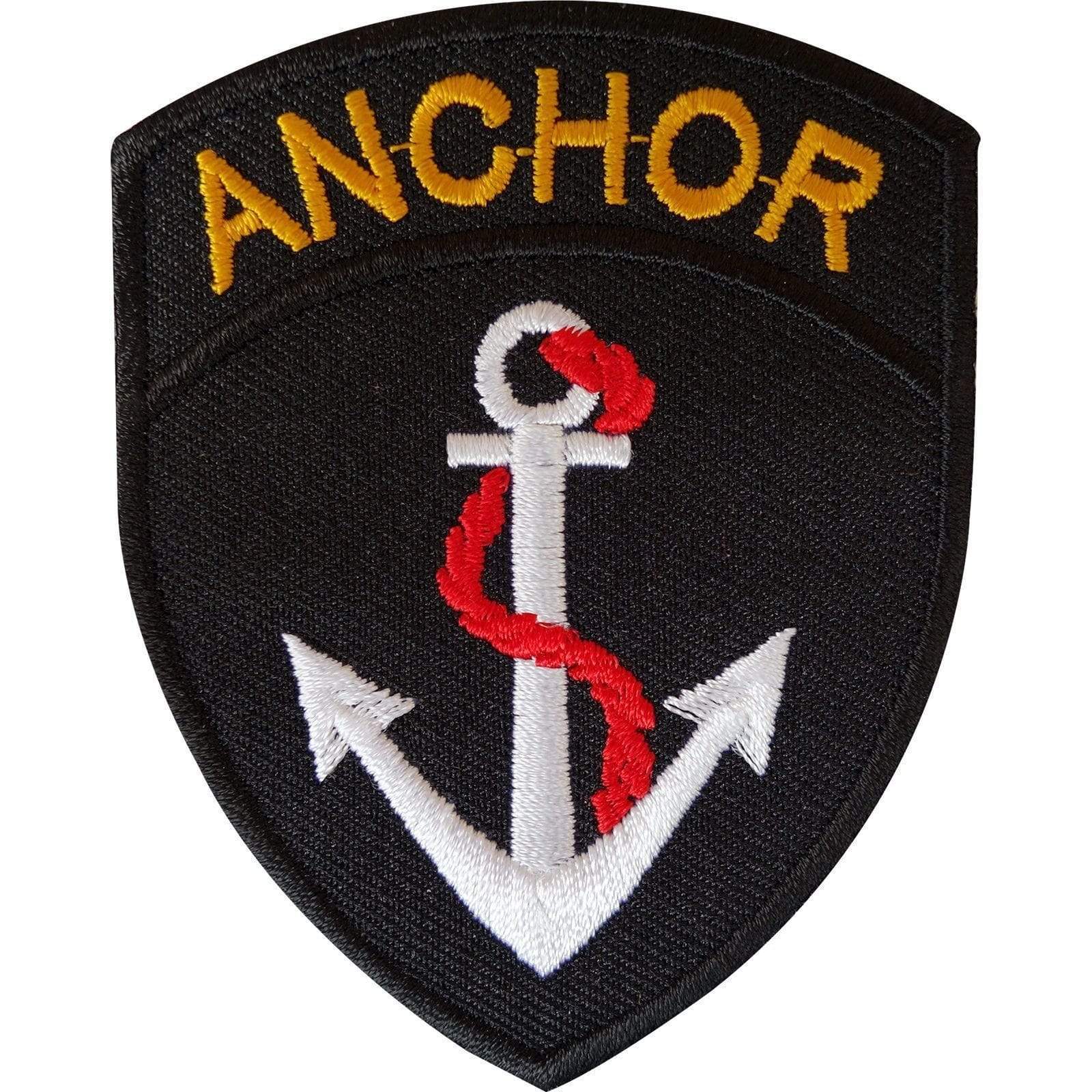Ship Boat Anchor Iron Sew On Patch Sailor Fancy Dress Costume Embroide