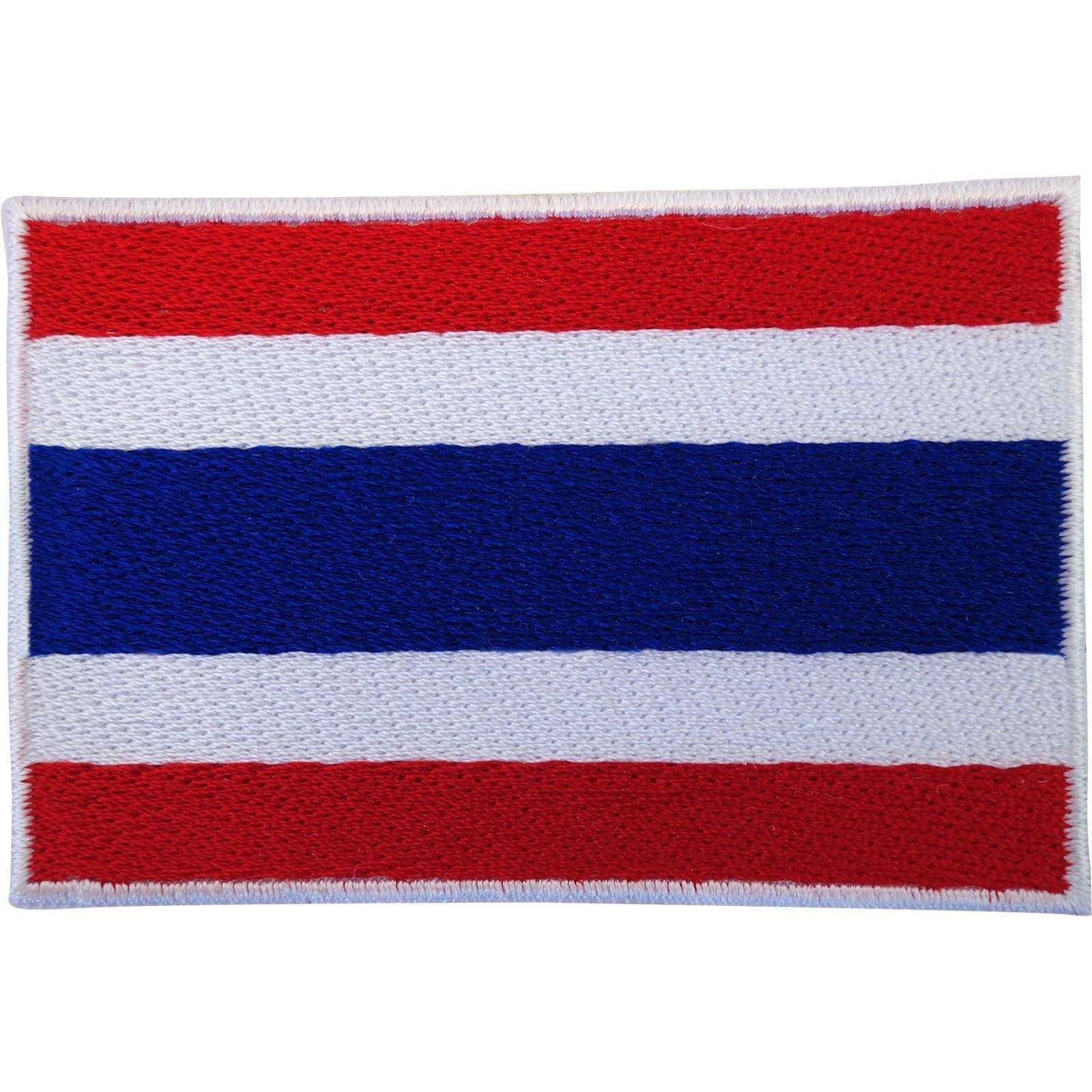Thailand Flag Patch Iron Sew On Embroidered Badge Thai T Shirt Trouser
